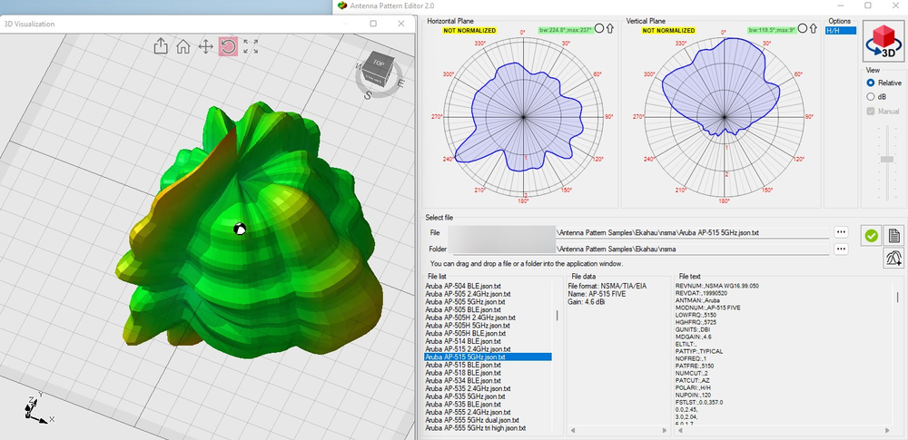 มองสัญญาณ Wi-Fi แบบ 3D ด้วย Antenna Pattern Editor 2.0